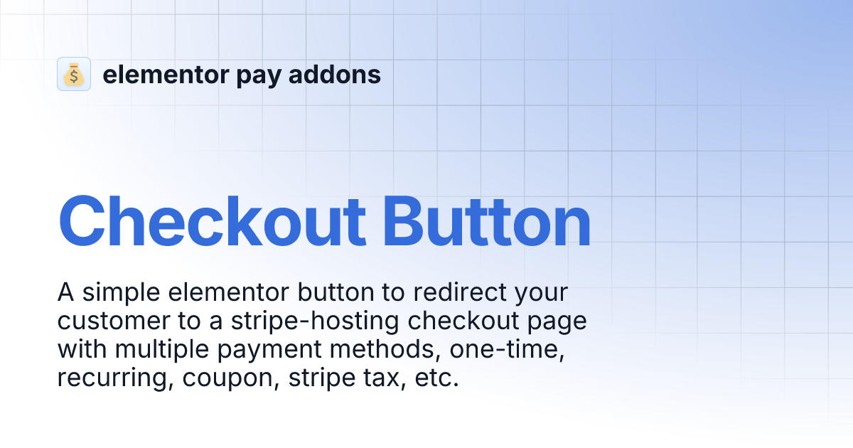 Checkout Button | elementor pay addons